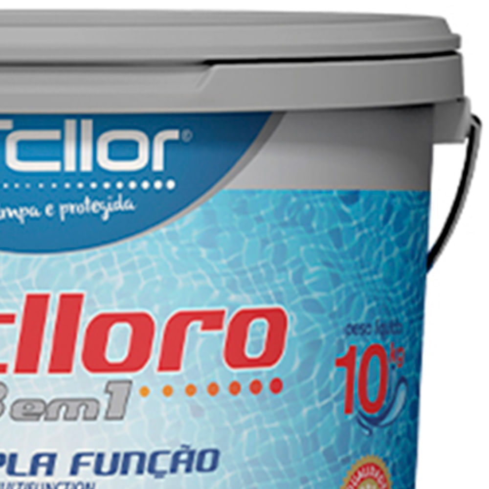 Cloro Atcllor 3 Em 1 Multifunção 10Kg